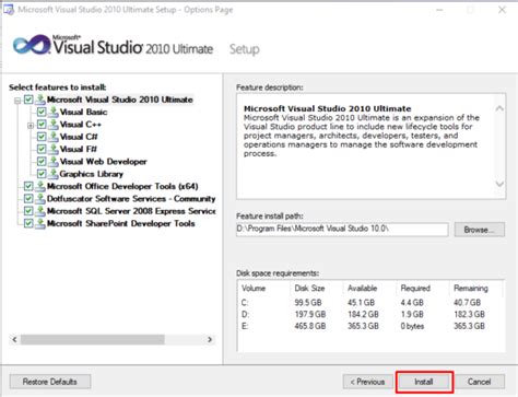 Cara Install Microsoft Visual Studio 2010 Ultimate Di Windows 10