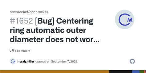 Bug Centering Ring Automatic Outer Diameter Does Not Work Correctly Inside Transition · Issue