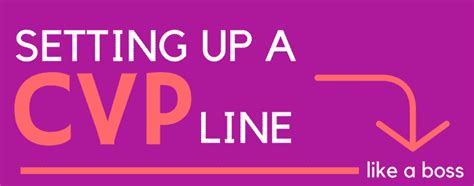Setting Up A Cvp Line Straight A Nursing