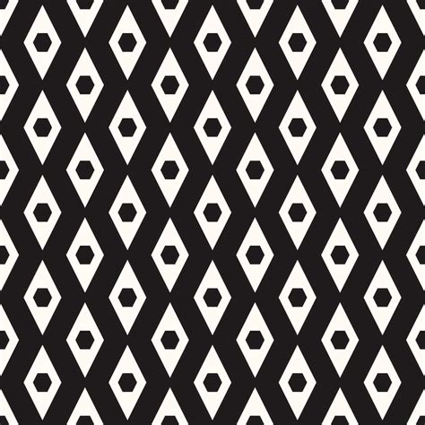 Premium Vector Vector Geometric Abstract Seamless Monochrome Pattern Texture Repeating Background