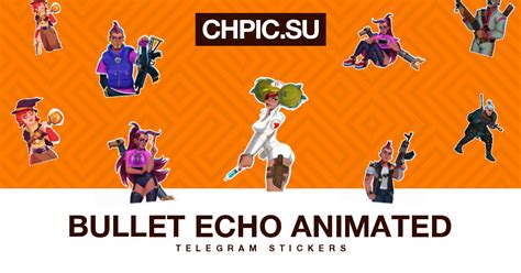 Bullet Echo Animated Telegram Video Stickers