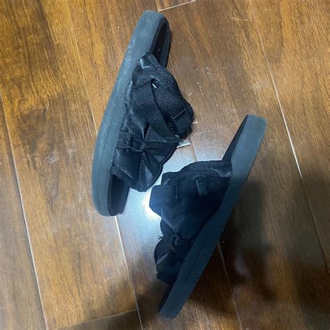 Mens Black Slides Depop