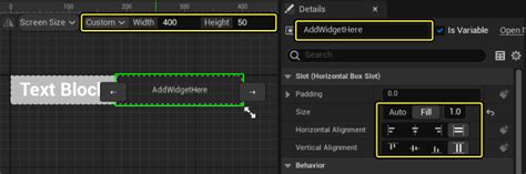 Using Named Slots In Umg For Unreal Engine Unreal Engine 50 Documentation Epic Developer