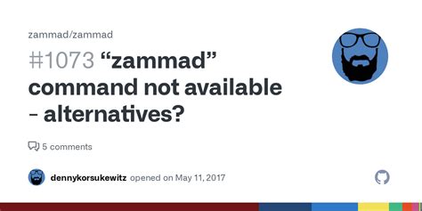Zammad Command Not Available Alternatives Issue 1073 Zammad Zammad GitHub