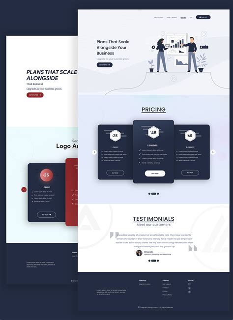 Subscription Plan Website Design UI Design Behance