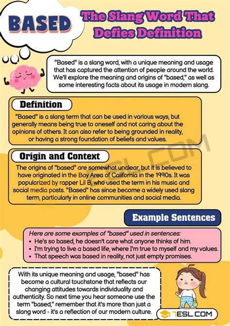 Based Meaning Origin And Examples • 7esl Meant To Be Slang Words Compliment Someone