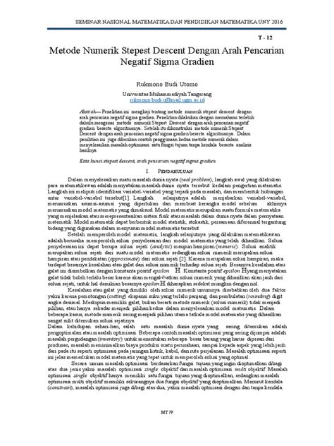 Stepest Descent Pdf
