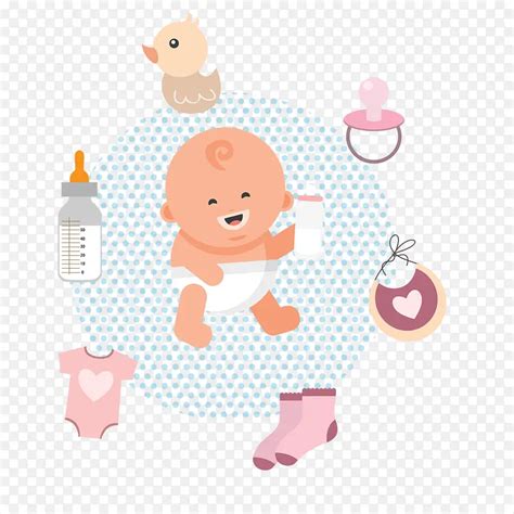 卡通婴儿的用品海报设计png图片素材下载 图片编号8074075 Png素材网
