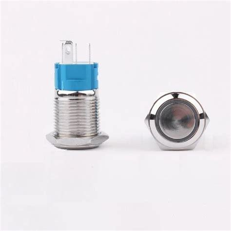 SELF LOCKING 19MM Stainless Steel Push Button Switch With LED Indicator 4 53 PicClick UK