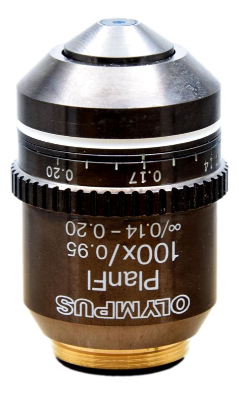 Olympus Planfl 100x Dry Microscope Objective Microscope Central