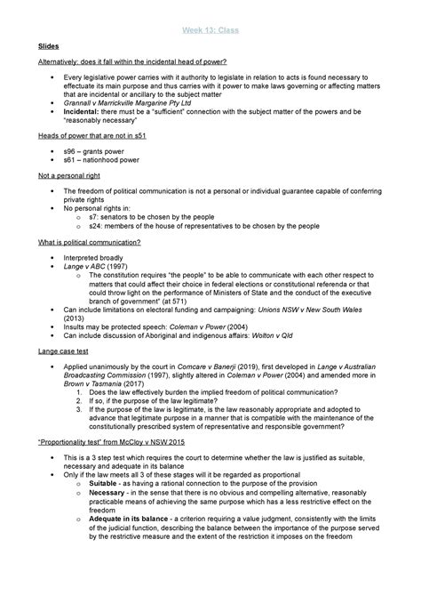 Week 13 Class Week 13 Class Slides Alternatively Does It Fall Within The Incidental Head