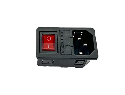 AC Socket V With Indicator Switch A Inlet Plug Connector OKYN A OKYSTAR
