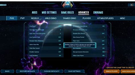 Best Server Settings To Use For ARK Survival Ascended Explained