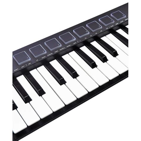 Amw Mini 32 Pad Black Teclado Controlador Midi 32 Teclas 8 Pads Arp Chord Hi End Eletrolegalpro