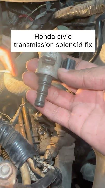 Honda Civic Transmission Solenoid Fix Youtube