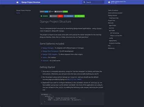 Django Project Structure