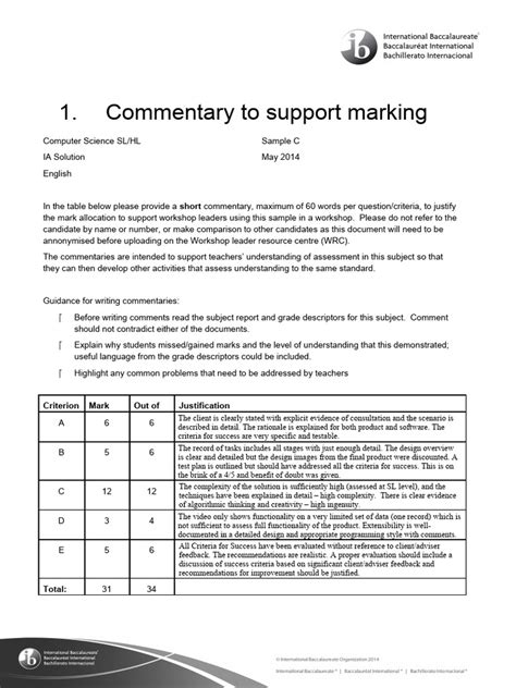 Sample 2 Commentary Pdf