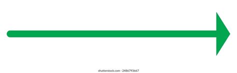 Long Arrow Icon Arrow Pointing Right Stock Vector Royalty Free