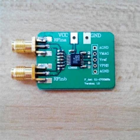 Ad8302 Amplitude Phase Rf Detector Module If 0 To 27ghz Phase Detection