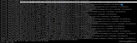 Multiple Definition Offirst Defined Here Wl No Allow Multiple Definition Csdn博客