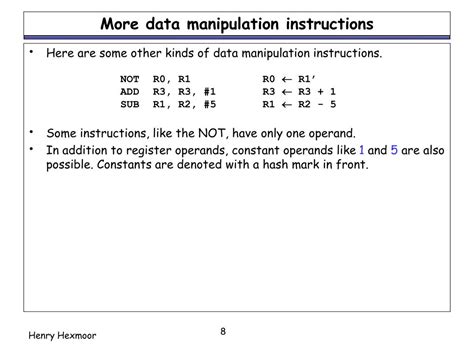 Ppt Chapter 10 Instruction Set Architectures Powerpoint Presentation Id 5674643