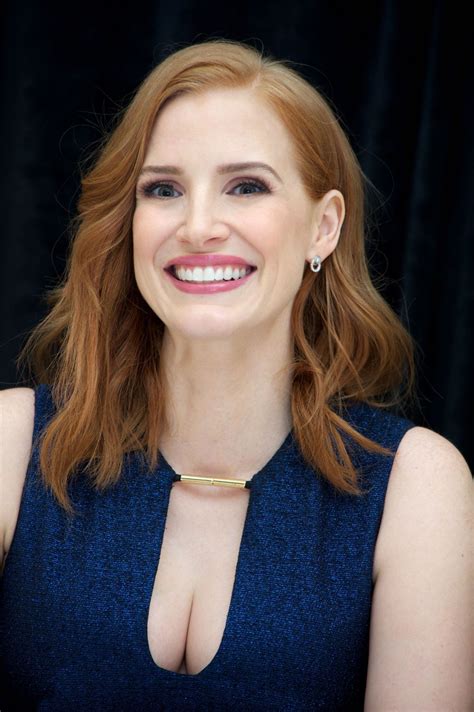JESSICA CHASTAIN At The Martian Press Conference In New York HawtCelebs