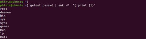 how to list all users in ubuntu foss linux