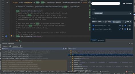 debugging jaxb production issues lightrun