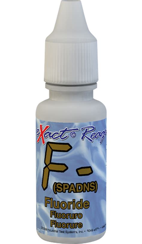 Exact® Reagent Micro Fluoride Reagent Test Strips Industrial Test