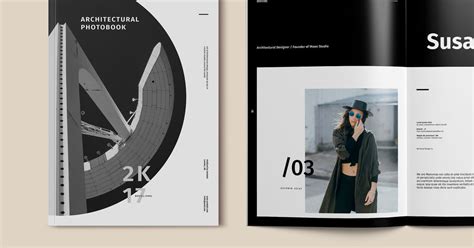 Architecture Photobook Template Graphic Templates Envato Elements