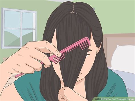 Easy Ways To Cut Triangle Bangs 13 Steps With Pictures