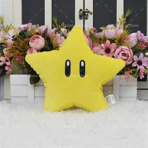 Game Plush Super Star Mega Star Power Stars 18cm Soft Stuffed Toy Cute