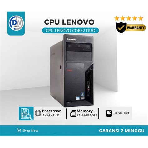 Jual Cpu Builtup Core Duo Lenovo Shopee Indonesia
