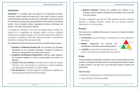 Cobit Information Security Policy Template Itsm Docs Itsm Documents And Templates