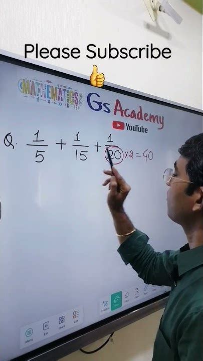 Fraction Addition Lcm Method Shorts Viralvideo Viral Youtube