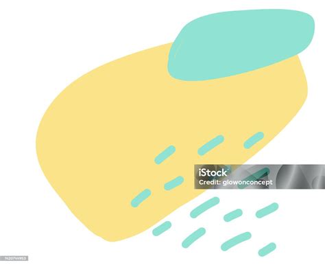 재미있는 장난기 넘치는 다채로운 그래픽 요소 핸드 페인팅 낙서 자유형 모양 파스텔 일러스트 레이 션 배경 0명에 대한 스톡 벡터 아트 및 기타 이미지 Istock