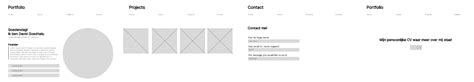 Wireframe Portfolio Figma