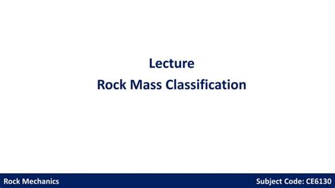 Lecture21rock Classification06feb2024pptx