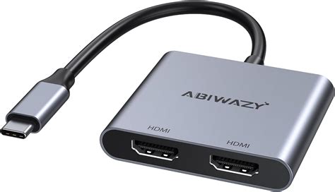Avedio Links Usb C To Dual Hdmi Adapter Type C To Hdmi Splitter For Dual Monitors