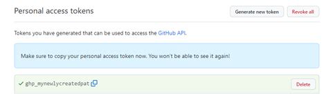 Setting Up Githubs Personal Access Token Pat David Dev Blog