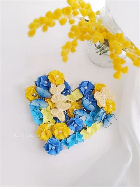 З Україною в серці 💛💙 Заколки і резинки для волосся в патріотичних кольорах 🇺🇦