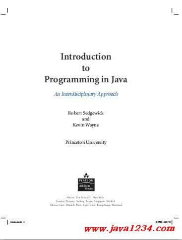 Java程序设计一种跨学科的方法 英文版 PDF 下载 Java知识分享网 免费Java资源下载