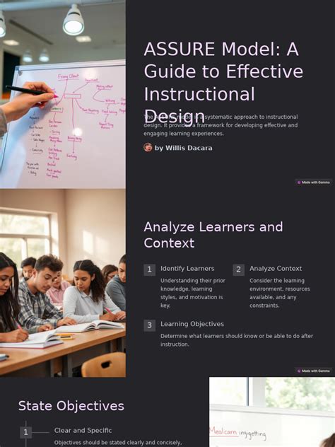 Assure Model A Guide To Effective Instructional Design Pdf