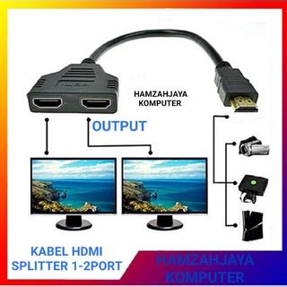 Jual Kabel Hdmi Cabang Hdmi Splitter Hdmi Pararel Port In Out Port Shopee Indonesia