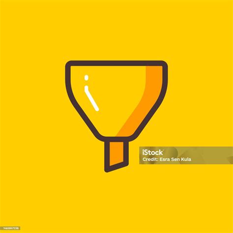 필터링 항목 색상 편집 가능한 획이 있는 평면 선 아이콘 디자인 웹 페이지 모바일 앱 Ui Ux 및 Gui 디자인에 적합합니다 개념에 대한 스톡 벡터 아트 및 기타 이미지