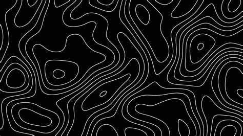 Black And White Topographic Textures Live Wallpaper