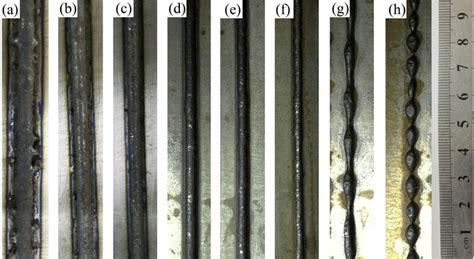 schematic of macromorphology of a single pass cladding layer obtained