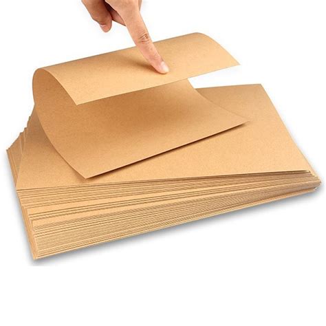 100 Sheet 100g A4 Size Brown Natural Kraft Paper F Vicedeal