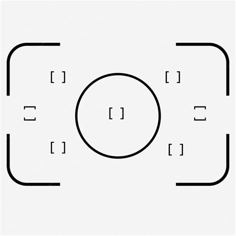Premium Vector Camera Viewfinder Vector Illustration