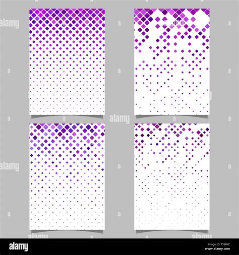 Geometrical Diagonal Rounded Square Pattern Background Brochure Template Stock Vector Image